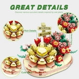 Succulent Bonsai Botanical Building Set, Mini Building Blocks Succulent ...