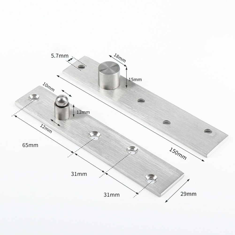 Stainless Steel Invisible 270 Degree Rotary Door Pivot Up and Down ...