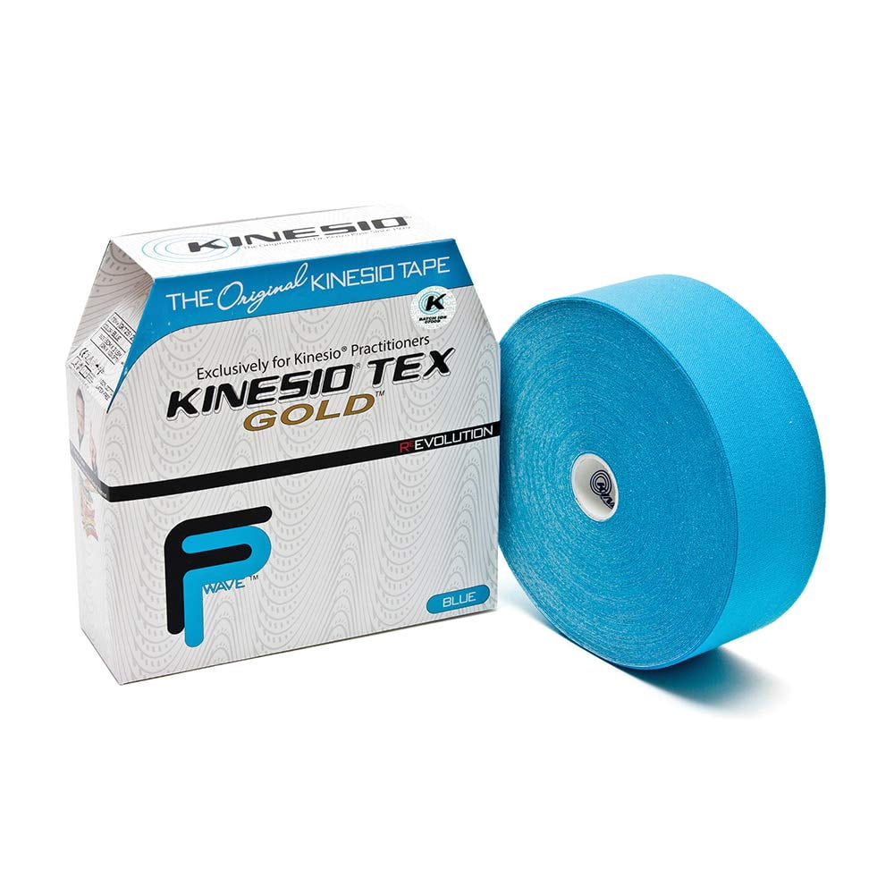 Cinta deportiva terapéutica Kinesio Tex Gold FP azul de 2 cm x 31 m ...