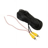 20ft Car RCA Video Extension Cable for Auto Backup Camera Monitor Rear ...