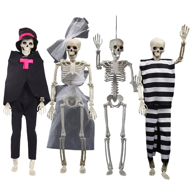 Baiwo Realistic Look Sitting Lying Halloween Decoration Full Body Scary ...