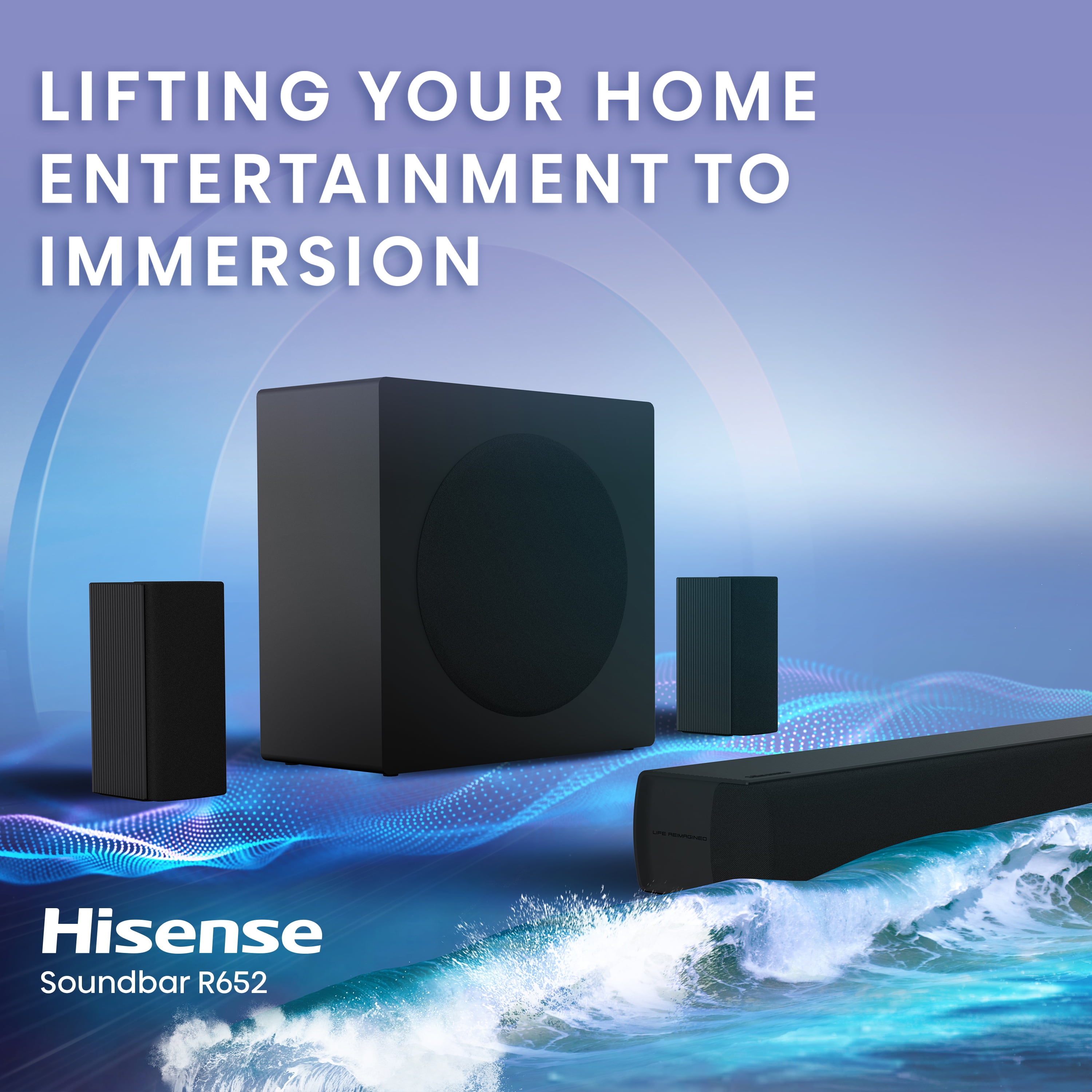 Hisense 5.1 Ch Soundbar R652 with a total of 440W Nepal | Ubuy