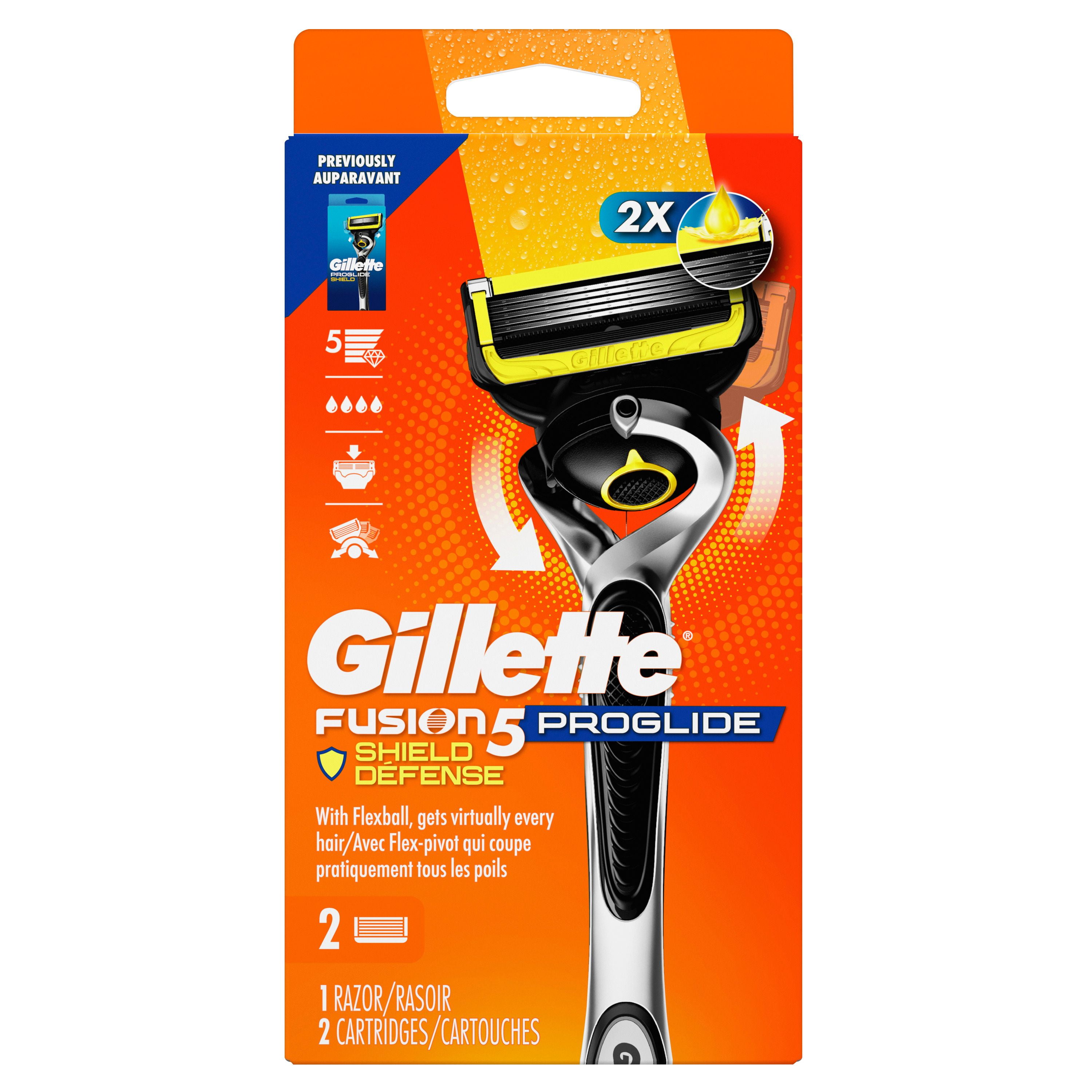 Gillette Fusion5 ProGlide Shield Shaving Razor for Men, 1 Razor Handle ...