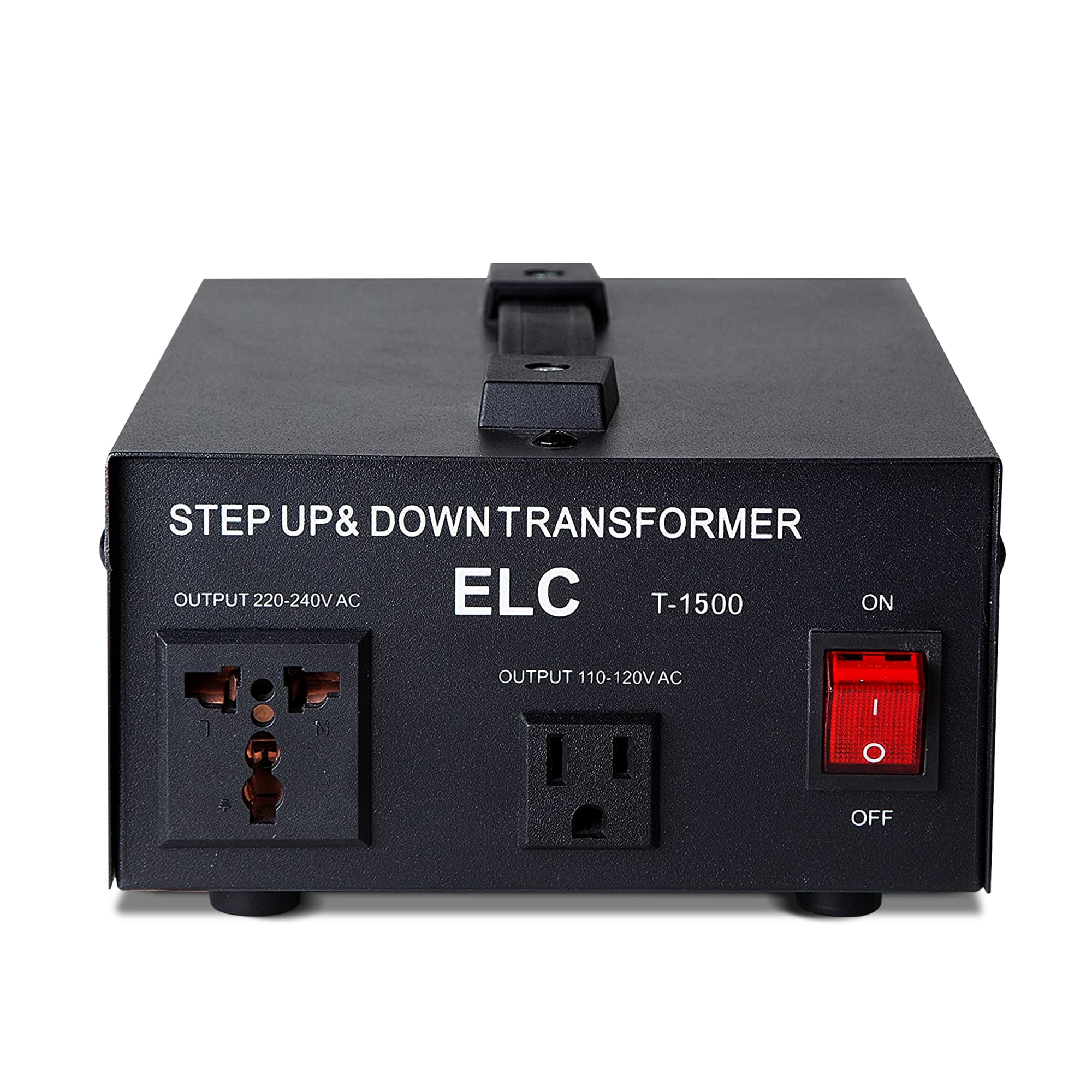 ELC T-1500+ 1500-Watt Voltage Converter Transformer - Step Up/Down - 110V/220V - Walmart.com