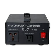 LiteFuze LT-1000 1000 Watt Heavy Duty Voltage Converter Transformer - Step Up/Down 110/120/220 ...
