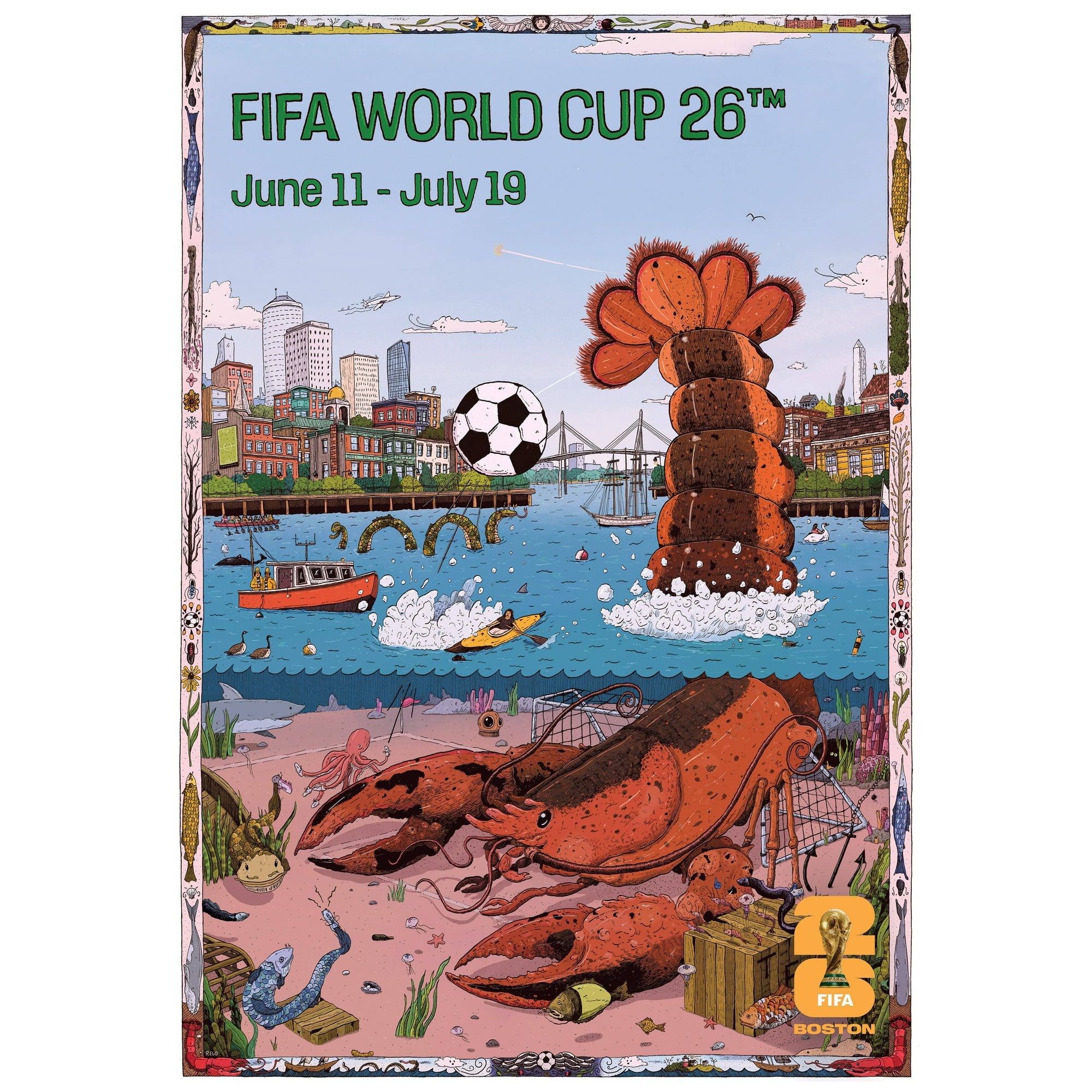 Click here for Movie Poster Warehouse Fifa World Cup 2026 - Bosto... prices
