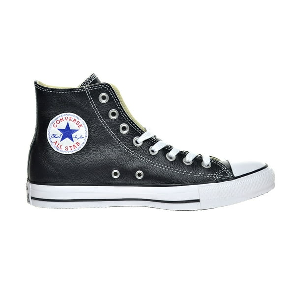 Tenis Converse de Bota All Star de Piel Negro-Blanco Unisex 132170C 22 ...
