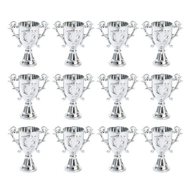 Shininglove Mini Trophies 24 Pack with Stickers 5 Inch Children Gold ...