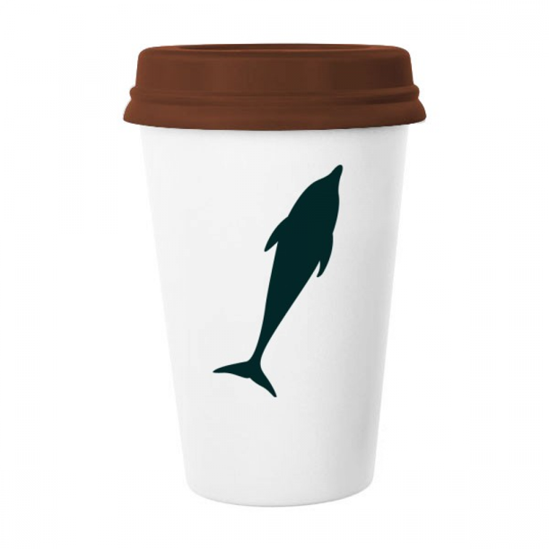 Blue Ocean Docile Streamline Dolphin Mug Coffee Drinking Glass Pottery ...