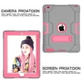 Dteck iPad 2 3 4 Case, Rugged Shockproof Kickstand Protective Cover ...