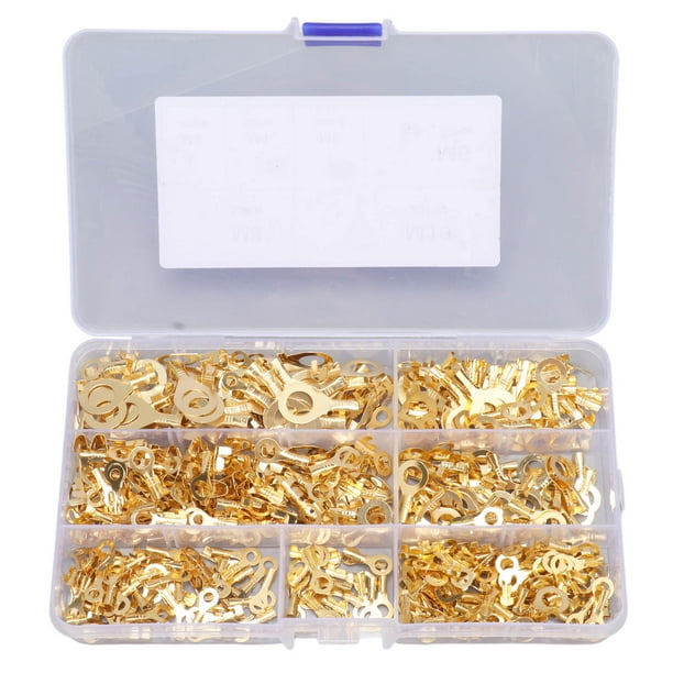 Wire Lugs Assortment, Fine Processing 540PCS Ring Terminal Fast ...