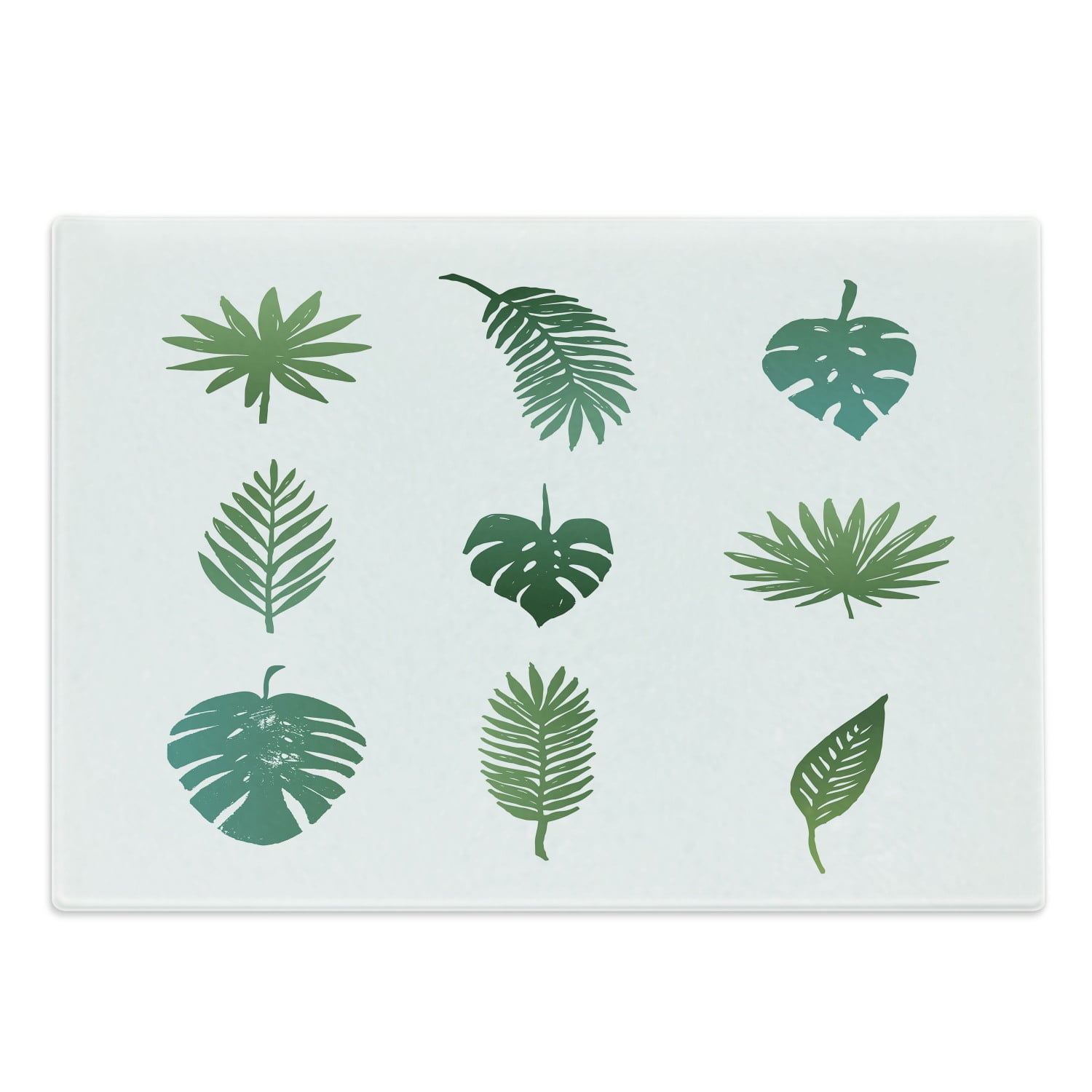 Palm Tree Cutting Board, Tropical Paradise Island Nature Theme Hand ...