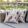 Colorful Stars Outdoor Pillow Covers Set of 2 Vintage Lavender Purple ...