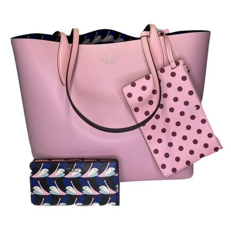 Kate Spade New York Arch Love Birds Large Reversible Tote bundled with ...