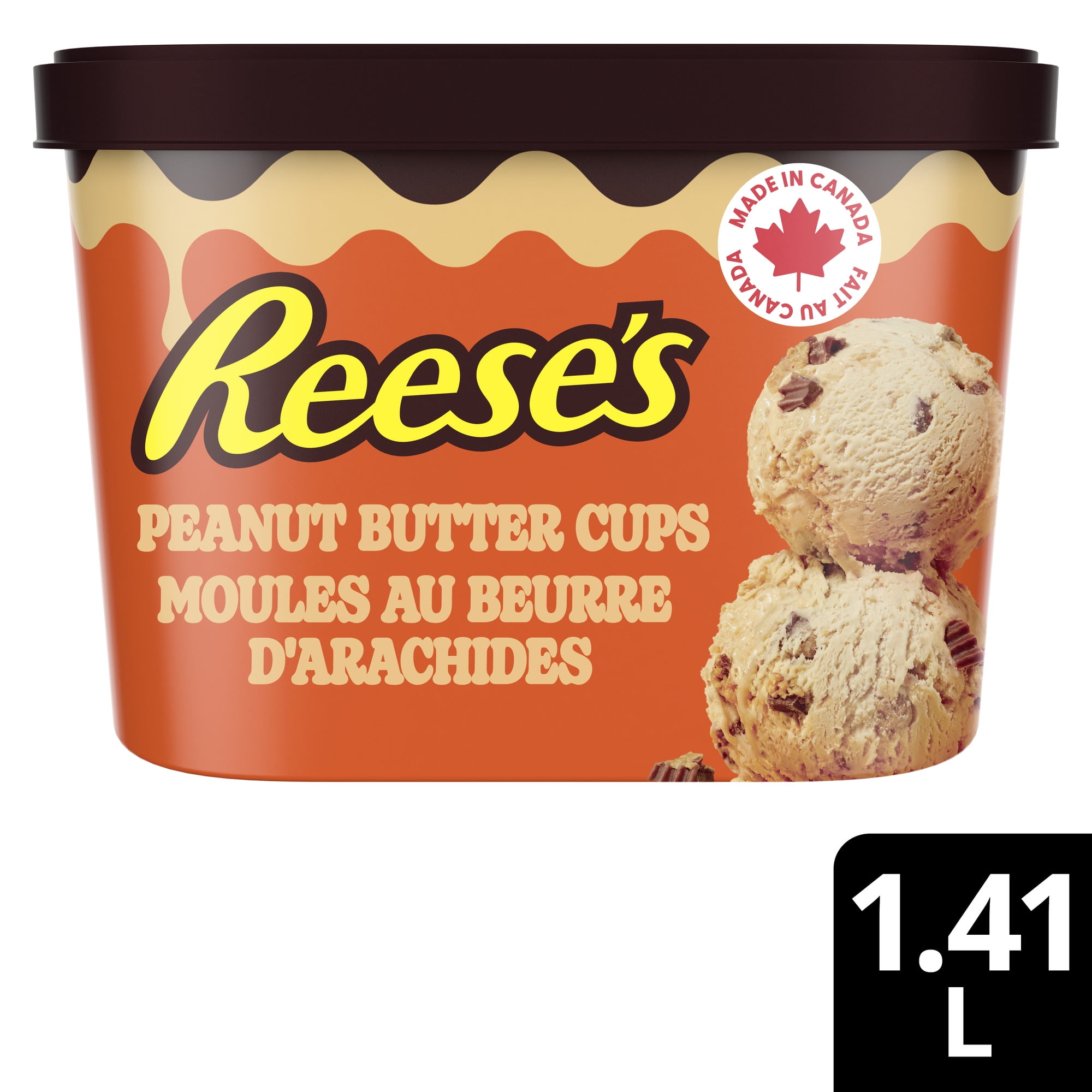 Click here for Reeses Peanut Butter Cup Frozen Dessert 1.41l prices