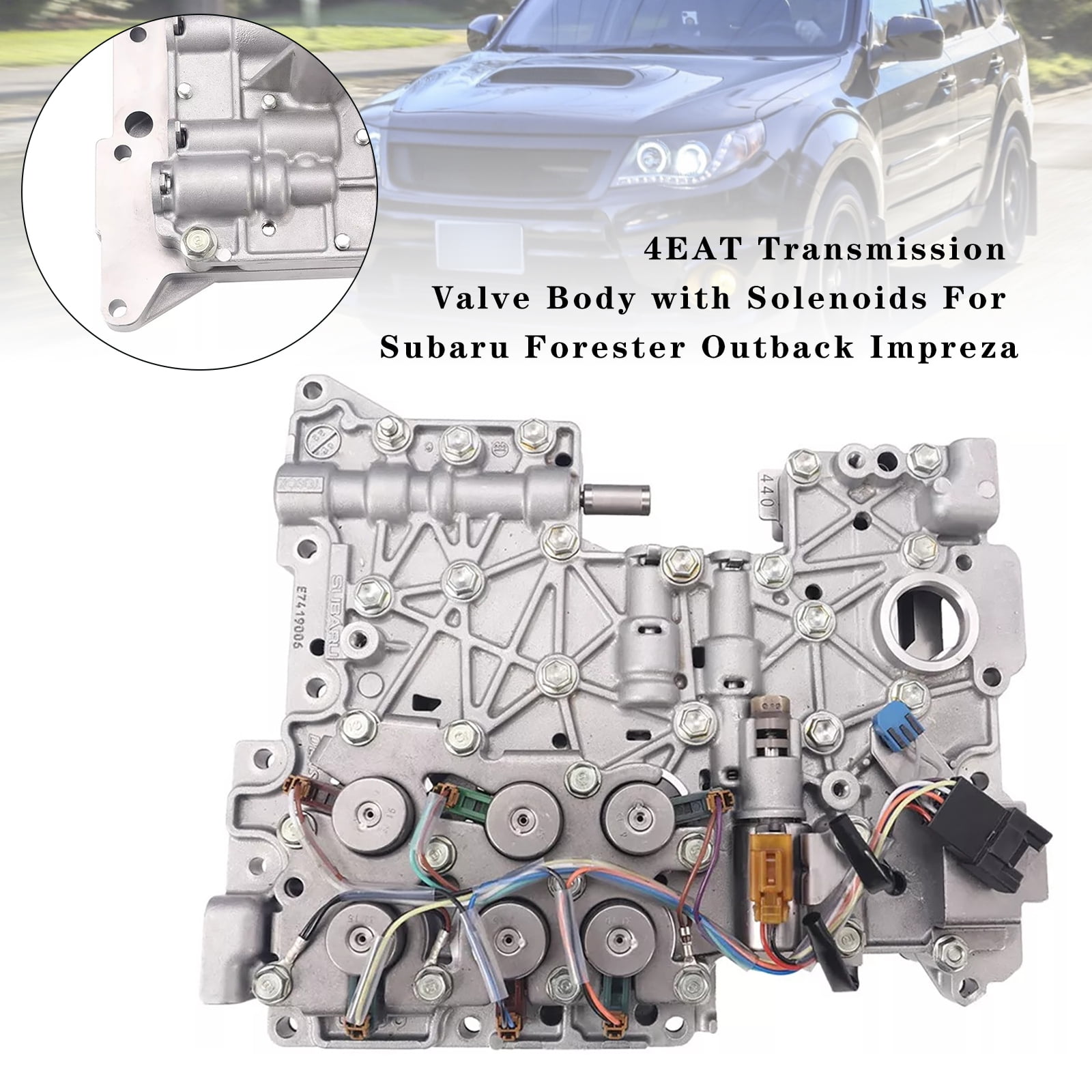 Restored 4EAT Transmission Valve Body with Solenoids For Subaru ...