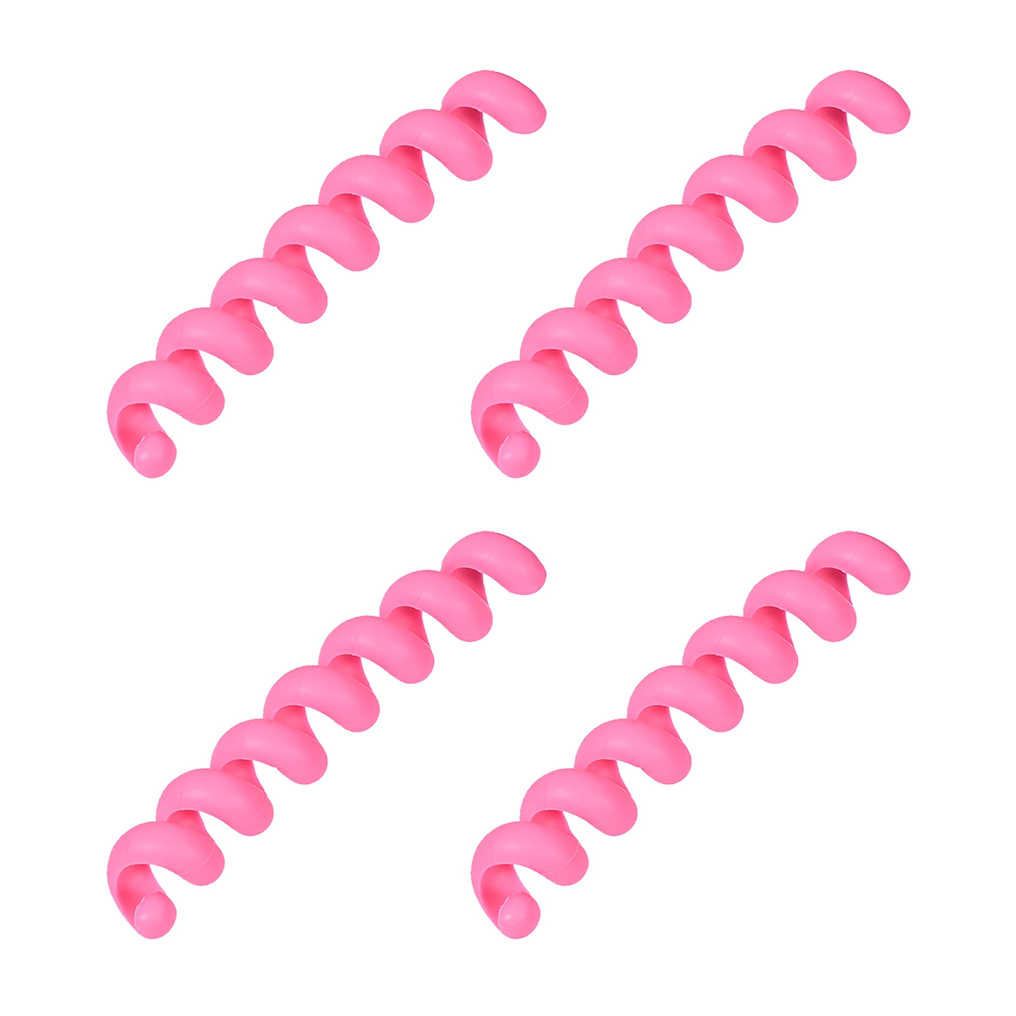 Uxcell Cord Organizer Pink Wire Management Flexible Cord Keeper Spiral ...