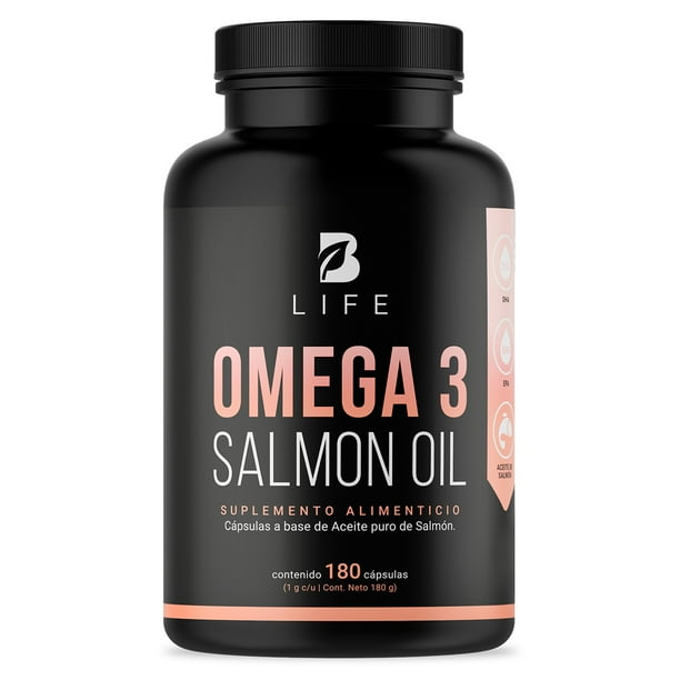 Omega 3 de Salmon BLIFE 180 Cápsulas EPA DHA | Bodega Aurrera en línea