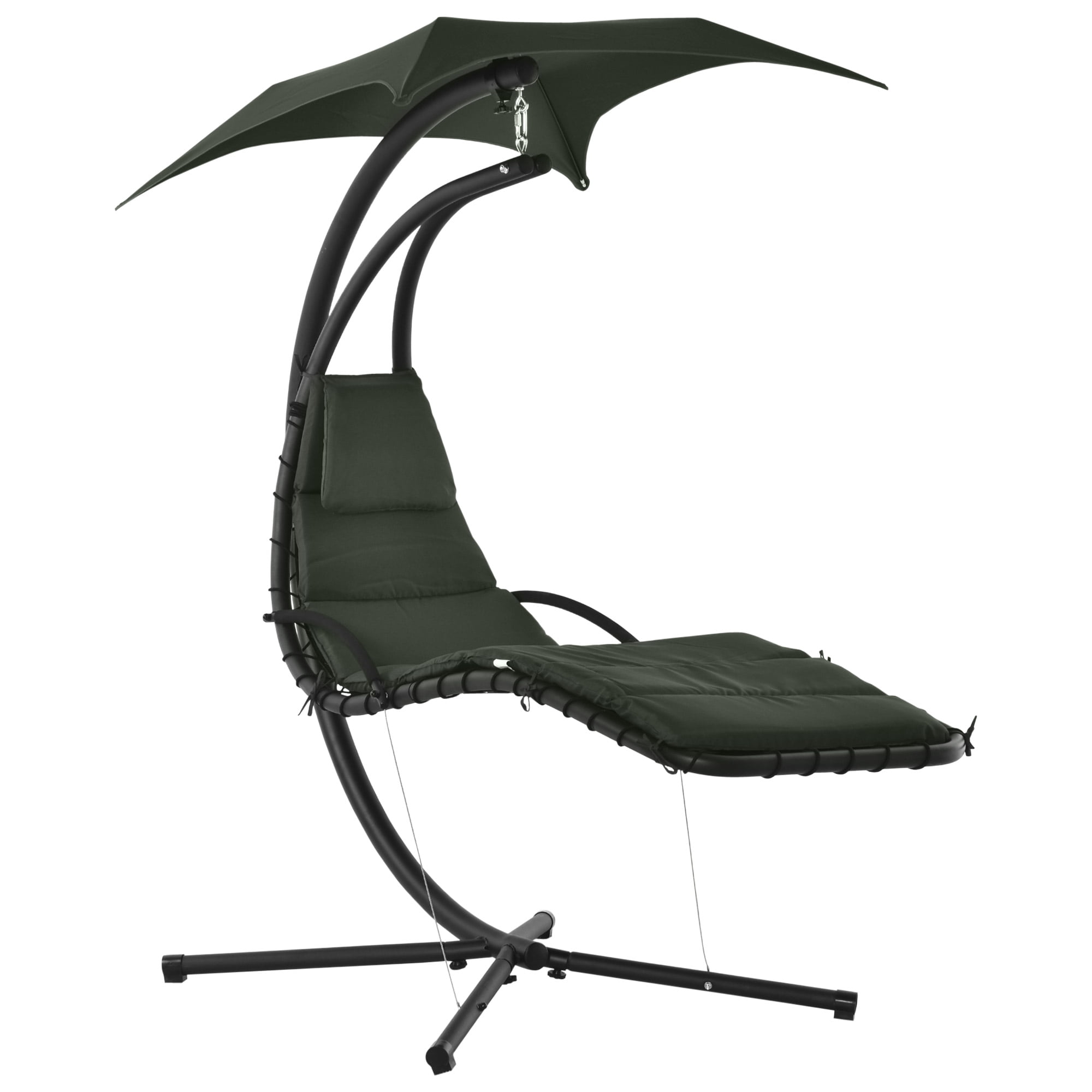 Click here for Outsunny Chaise Lounge Outdoor Hanging Chair With... prices