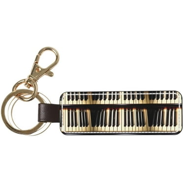 Compact Key Chain Organizer With Leather Strap, Smart Key Ring Holds 8 ...