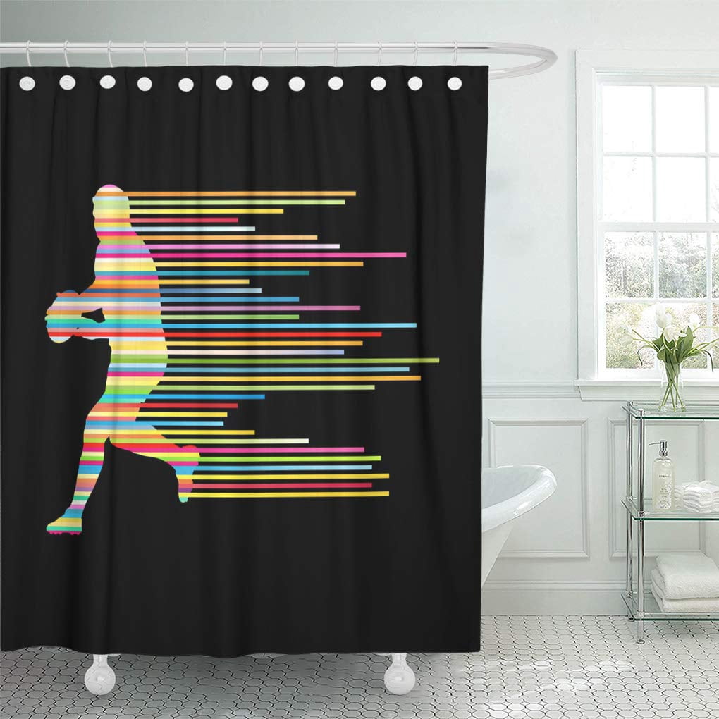 CYNLON Field Rugby Player Man Silhouette Vector Background Concept Made ...