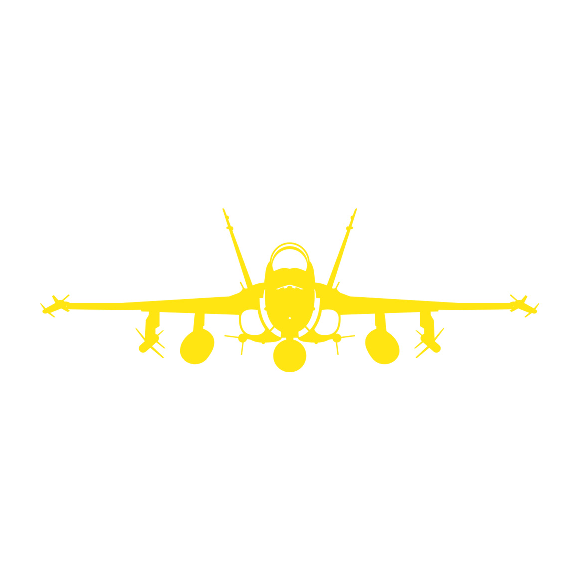 F/A-18 Hornet Sticker Decal Die Cut - Self Adhesive Vinyl ...