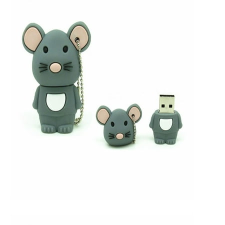 16GB Cartoon Animal USB Flash Drive Mouse Shape USB Flash Drive To ...