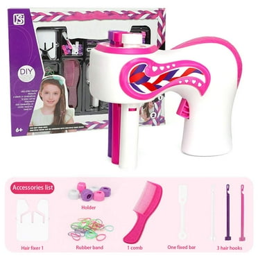 Conair Quick Twist Hair Braider with Bonus Elastics, Ribbons, Hair ...