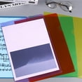 Clear Plastic Folder Project Pockets - Transparent Document Sleeves for ...