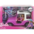 Barbie Doll, Mountain Bike, Barbie Car Bundle with Pink Jeep [Walmart ...