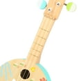 TOOKYLAND 3-String Wooden Banjo Toy - Mini Guitar Pretend Musical ...