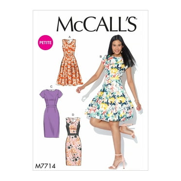 New Look Sewing Pattern 6567 Misses Dresses, Size A (6-8-10-12-14-16 ...