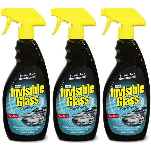 Invisible Glass 92164-3PK Premium Glass Cleaner 22-Ounce Bottle - Case ...