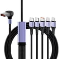 60cm/150cm USB A Male to 5 Port Type-C 5 Pin Male Splitter Cord 66W USB ...