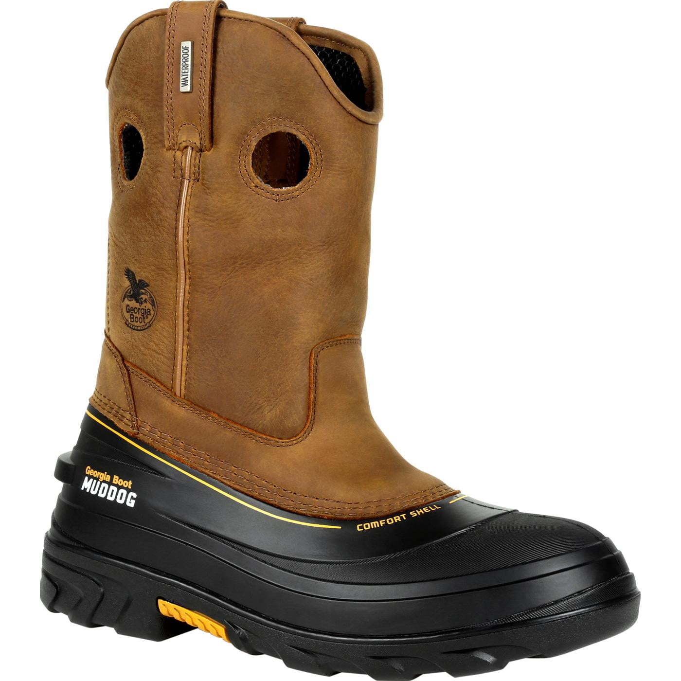 Georgia Boot Muddog Waterproof Work Wellington - Walmart.com