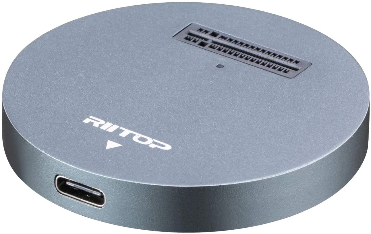 RIITOP M.2 NVMe SSD to USB Docking Station Adapter, External M.2 PCI-e ...