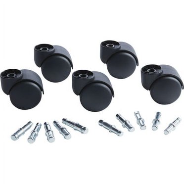 Master Caster, MAS23625, Deluxe Duet Non-Hooded Chair Mat Casters, 5 ...