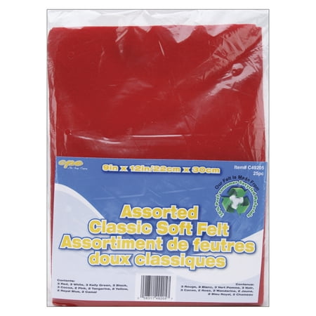 Classic Soft Felt 9"X12" 25/Pkg | Walmart Canada