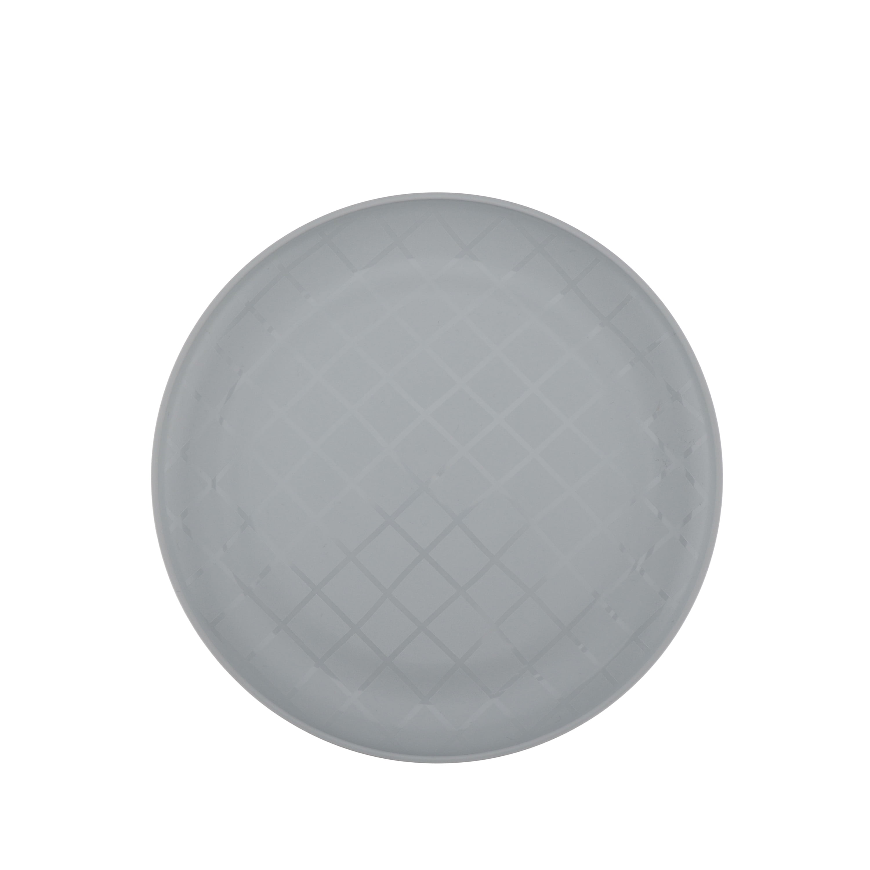 Mainstays Grid Gray Polypropylene Plate 10 Inch - Walmart.ca