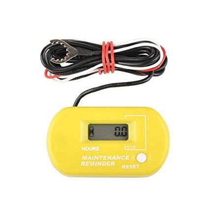 Lonbiaci Maintenance Resettable Hour Meter, Data Storage,Waterproof ...