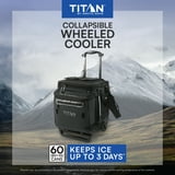 Arctic Zone Titan Ice Chest Soft Side 60 Can Capacity Wheeled Cooler ...