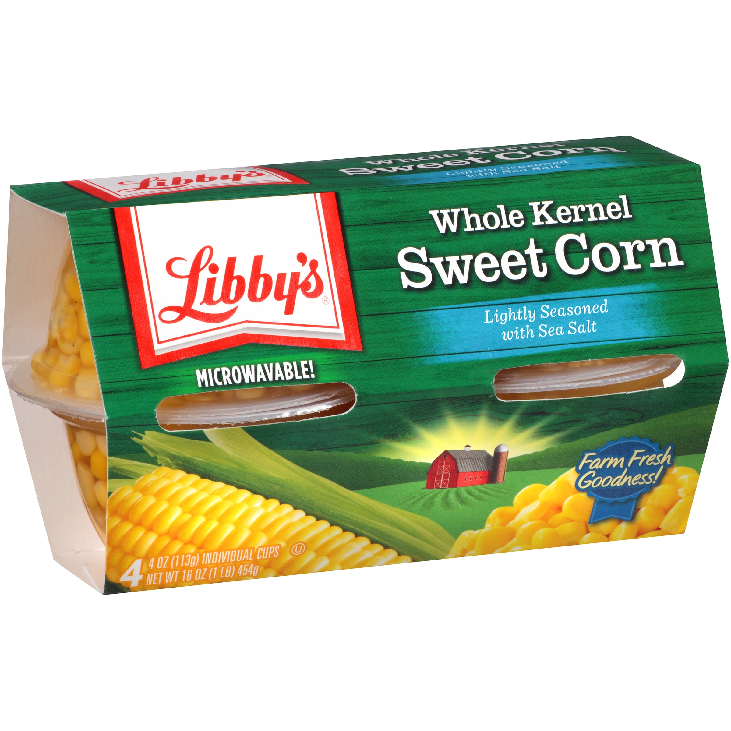 Libby's Whole Kernel Sweet Corn, 4 Oz, 4 Count Box - Walmart.com
