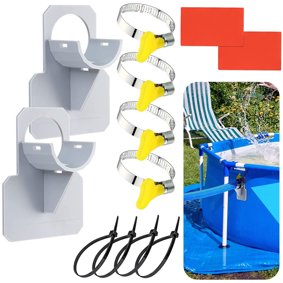 Lieonvis Swimming Pool Pipe Holder Preventing Pipes Sagging Pool Pipe ...