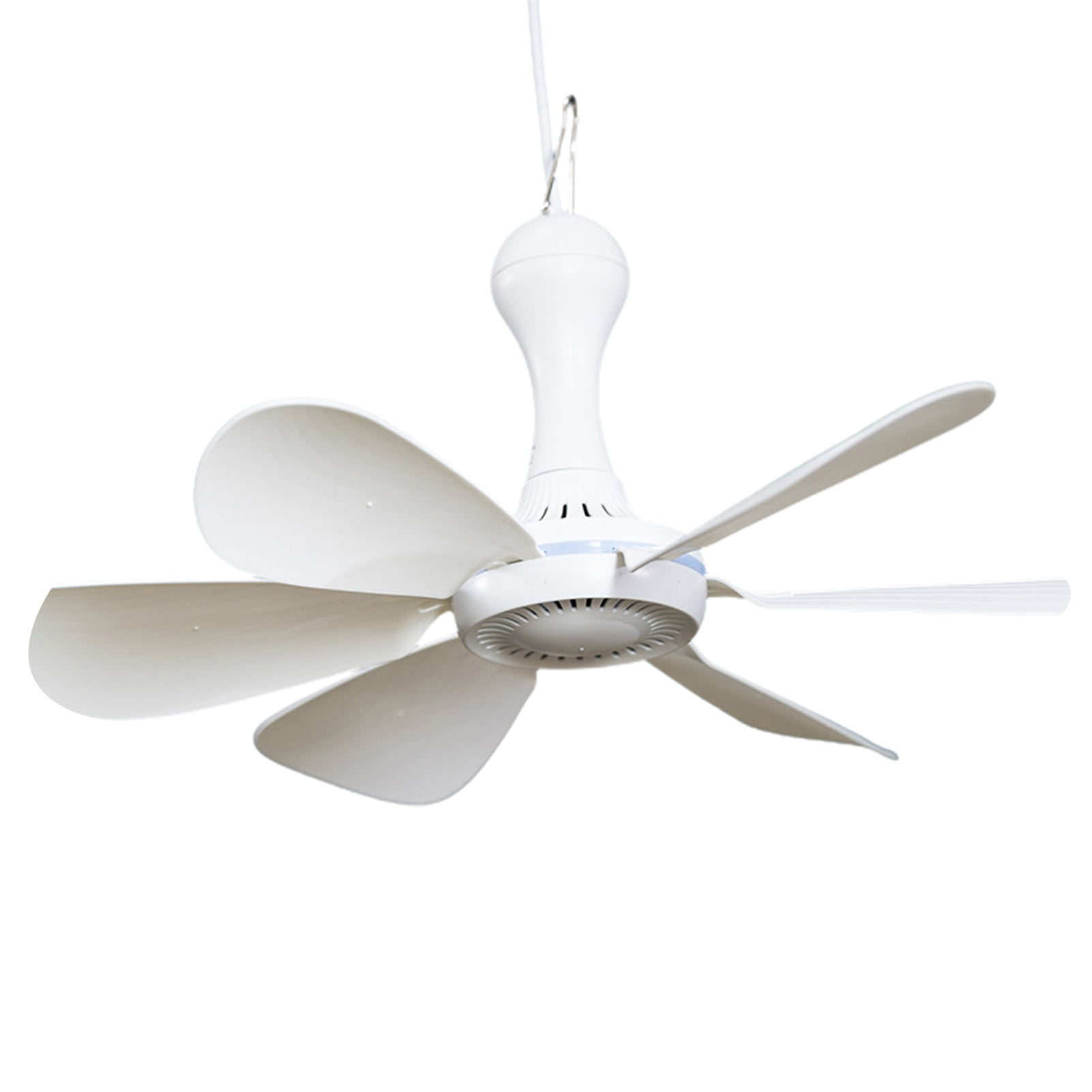 Washranp Silent USB Powered Ceiling Canopy Fan with 6 Soft Blade Mini ...