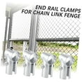Myst Design Rail Clamps 1-3/8" by 1-3/8", End Rail Clamps Chain Fence ...