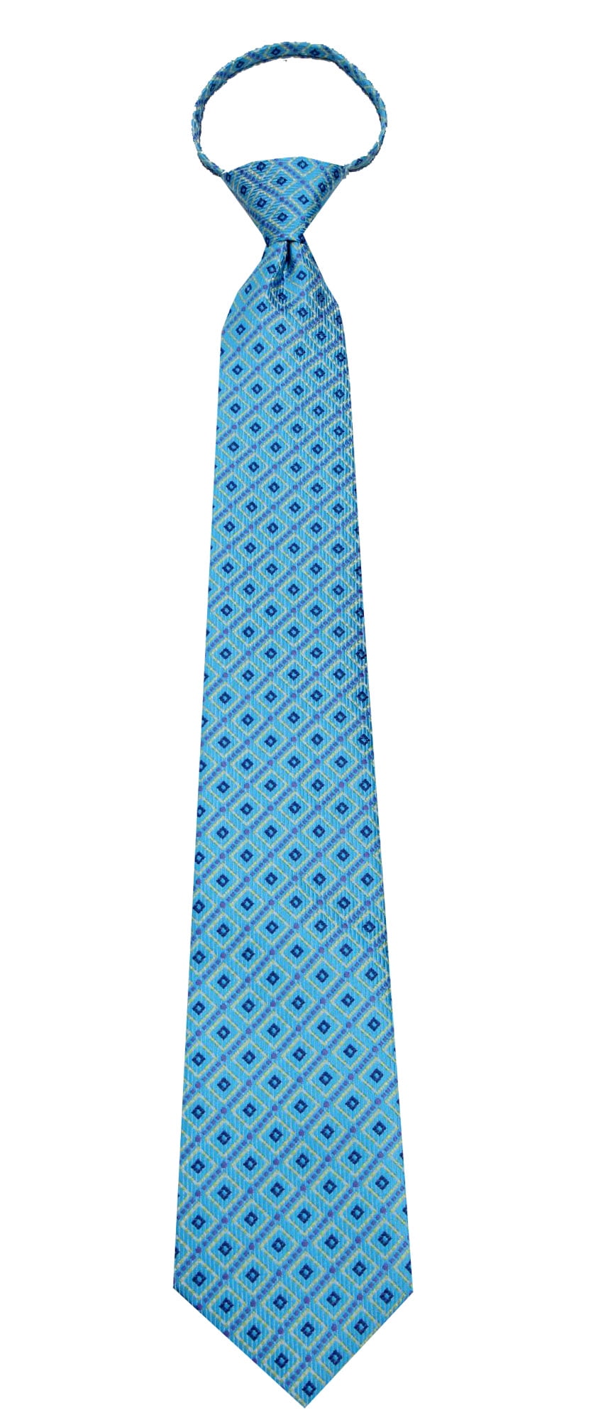 Mens Blue Zipper Pre-made Fashion Zipper Necktie Ties - Walmart.com