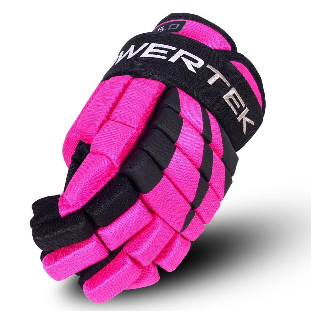 Click here for Tek2sport Powertek V5.0 Junior Hockey Gloves - Pin... prices