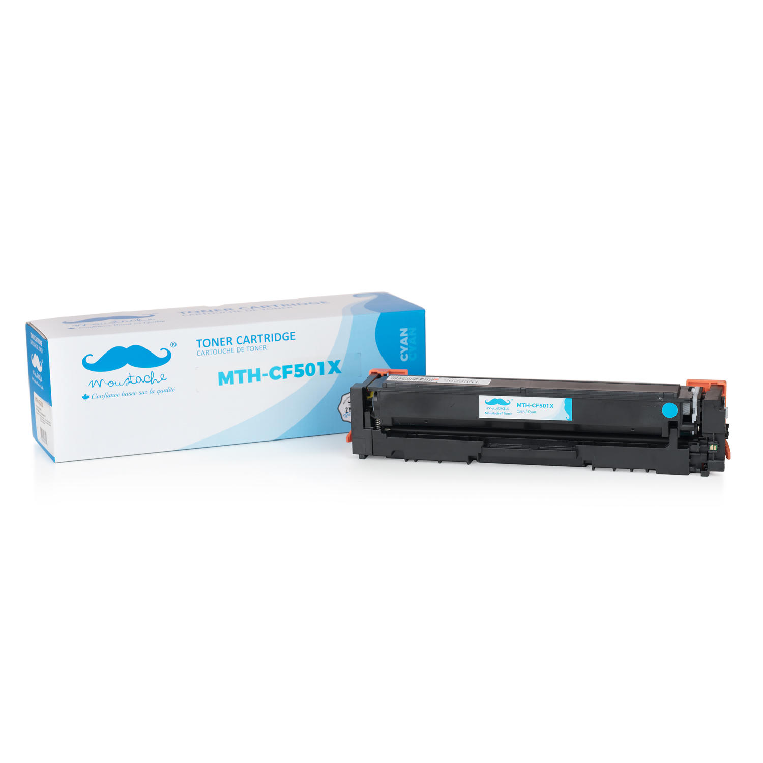 Compatible HP 202X CF501X Cyan Toner Cartridge for HP Color LaserJet ...