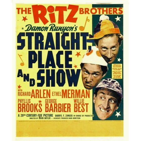 Straight Place And Show Left: The Ritz Brothers On Window Card 1938 ...