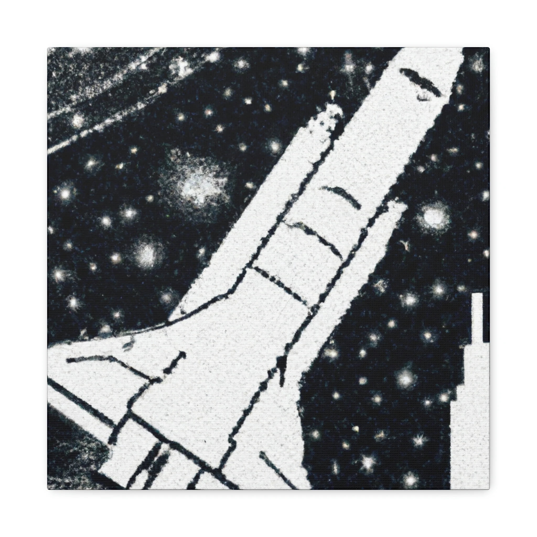 Space Shuttle Mosaic - Canvas - Walmart.com
